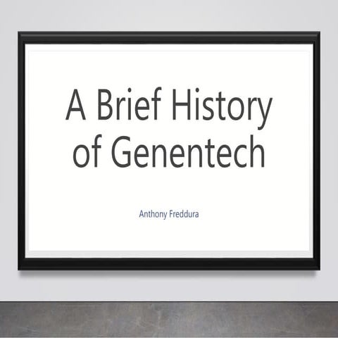 History of Genentech | PPTX