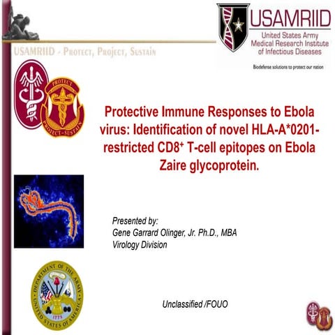 ProImmune Antigen Characterization Summit Gene Olinger | PPT