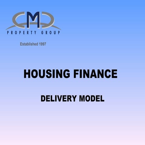 CMC Housing Finance Solution | PPT