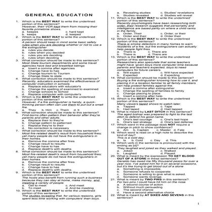 General education-with-answers | DOC