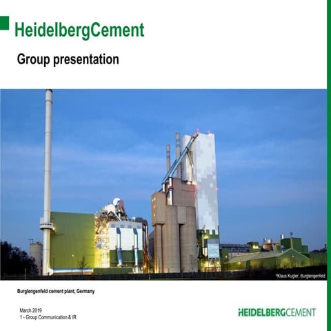 HeidelbergCement - Group Presentation | PDF