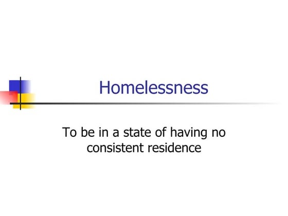 Homeless ppt (1) | PPTX