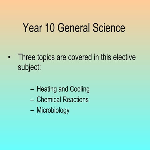 General Science | PPT