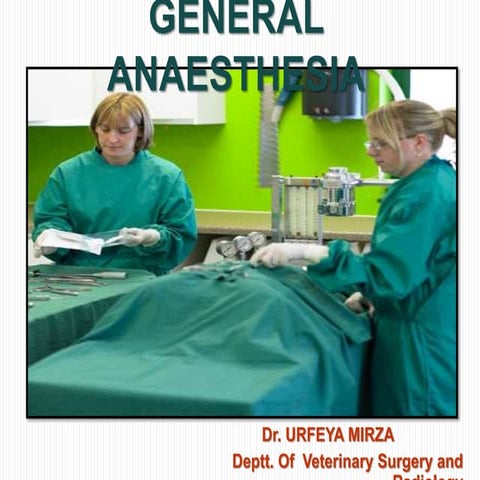 General anaesthesia | PPTX