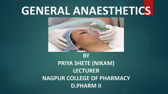 Stages of anesthesia | PPT
