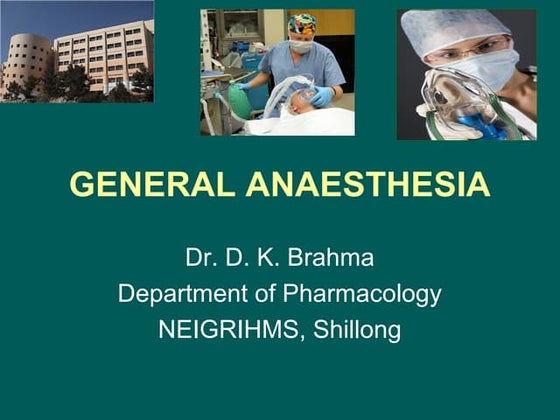 General Anesthetics | PPT