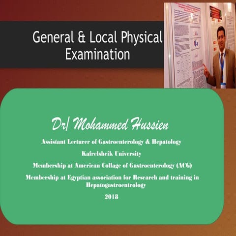General and local examination | PPT