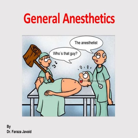 General Anestheics.pptx | Lung and Respiratory Health | Diseases and ...