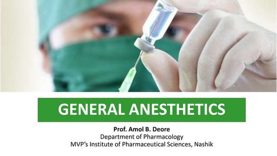 Stages of General Anaesthesia | PPTX