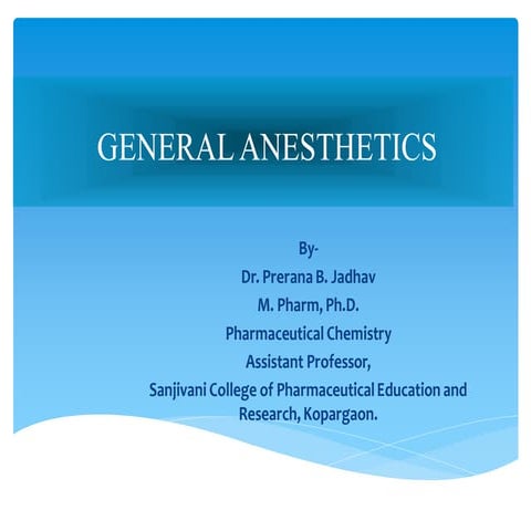 Introduction to General Anesthetics .pdf