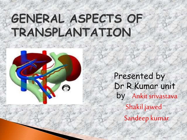 Principle of Organ Transplantation.pptx | Lung and Respiratory Health ...