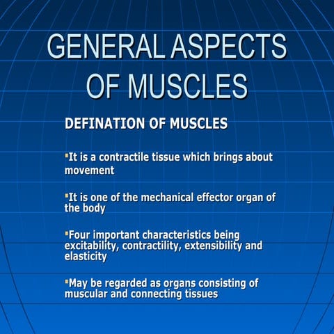 General Anatomy of Muscles- by Dr. Javed Iqbal | PPT