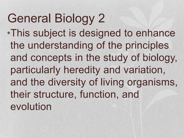 Lesson 1 Introduction to Biology | PDF