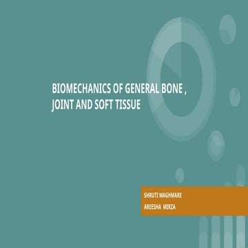 Mechanical Properties Of Bone | PPTX