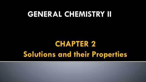 SCIENCE7: Concentrations of a Solution | PPTX | Chemistry | Science
