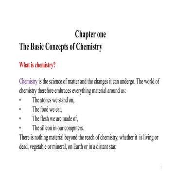 Introduction to Chemistry for grade 10 Chemistry | PDF