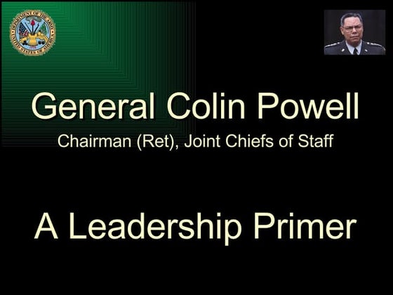 Colin Powells 18 Lessons For Leaders | PPT