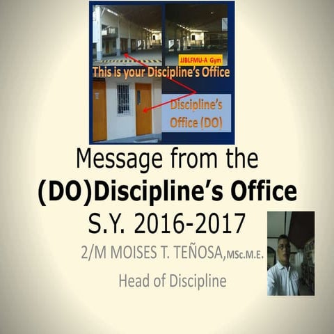 General conduct and discipline JBLFMU-A | PPT