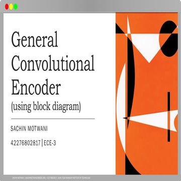 General Convolutional Encoder | PDF