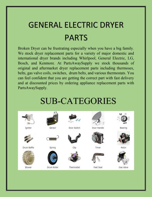 Washing Machine Parts | PPT