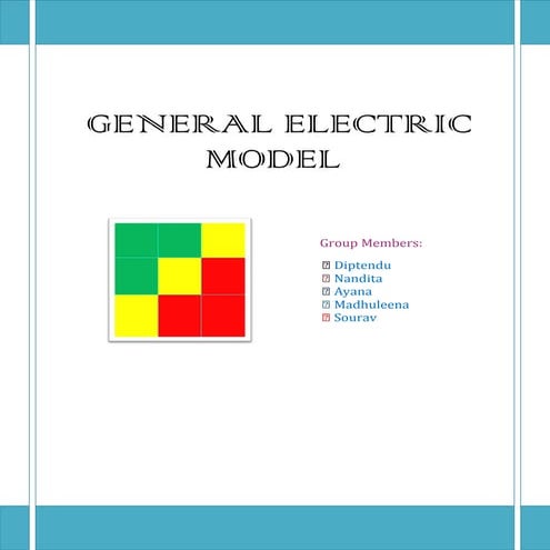 General electric model small presentation | DOC