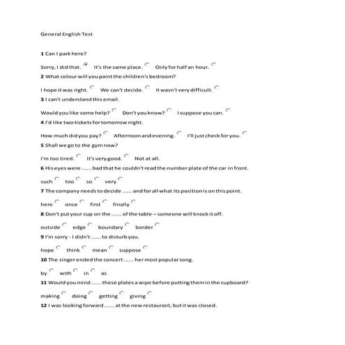 General English Test.docx