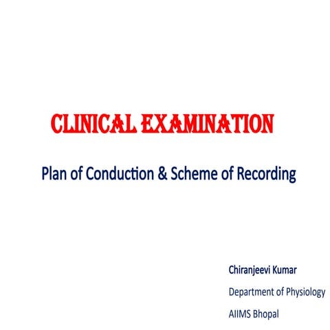 Face general examination | PPTX