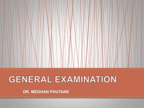 Lymph Node Examination | PPT
