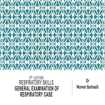 general examination medical and nursing s.pptx | Lung and Respiratory ...
