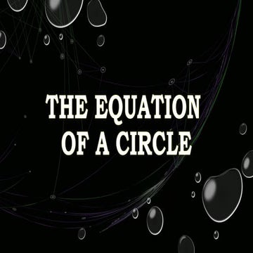 Center-Radius Form of the Equation of a Circle.pptx