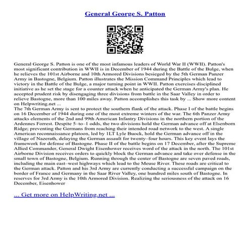 General George Patton | PPT