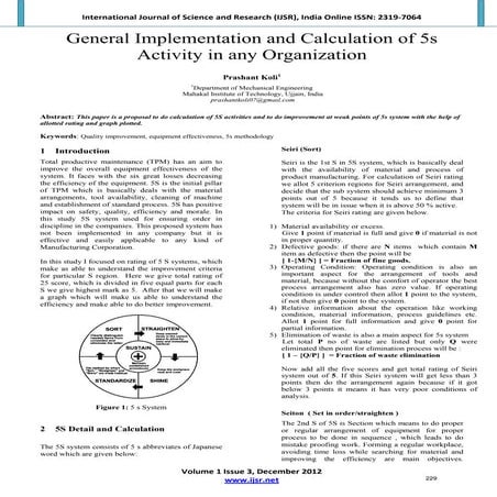 General implementation and calculation of 5s activity in any ...