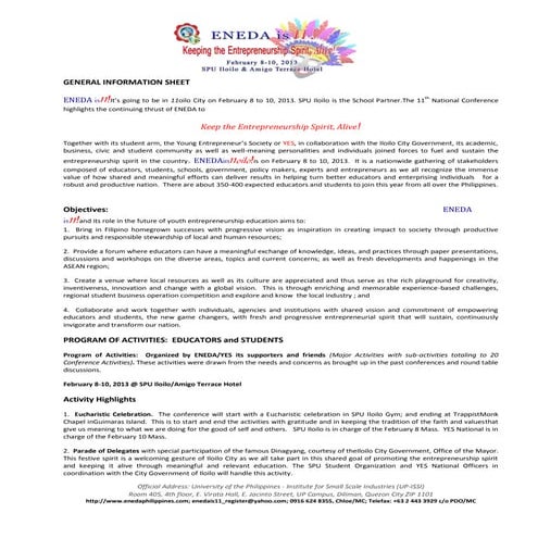General information sheet eneda is 11 oct 23 | DOCX