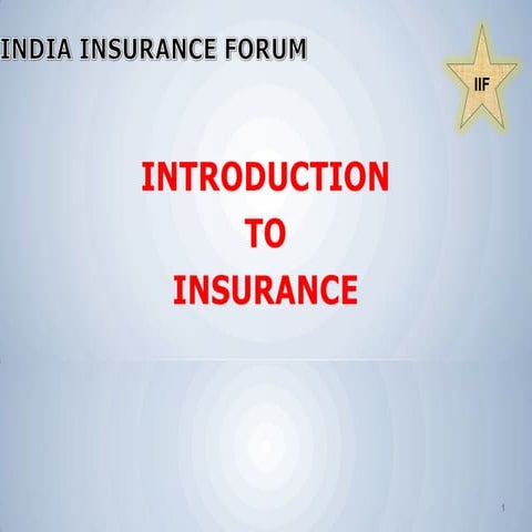 General Ins. Intro To Basics | PPTX | Life Insurance | Insurance