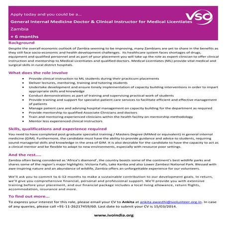 General Internal Medicine Doctor & Clinical Instructor for Medical ...