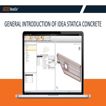 General introduction of IDEA StatiCa Concrete 2022 | PPTX