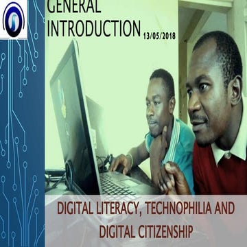 Digital literacy, competence and citizenship | PPTX