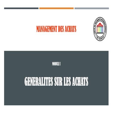 Processus d'achats international | PDF