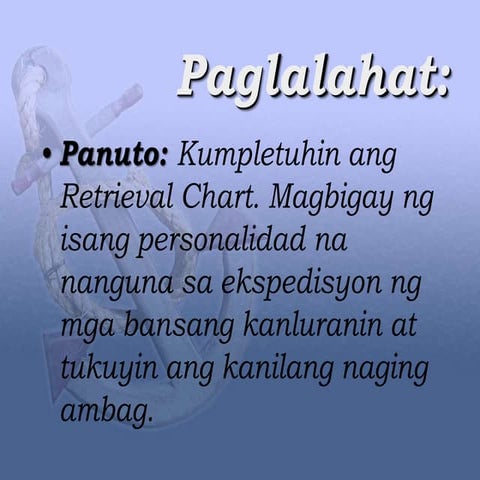 Generalization and Valuing Part (Mga Europeong Nanguna sa Eksplorasyon ...
