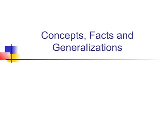 Generalization and types | PPT | Science