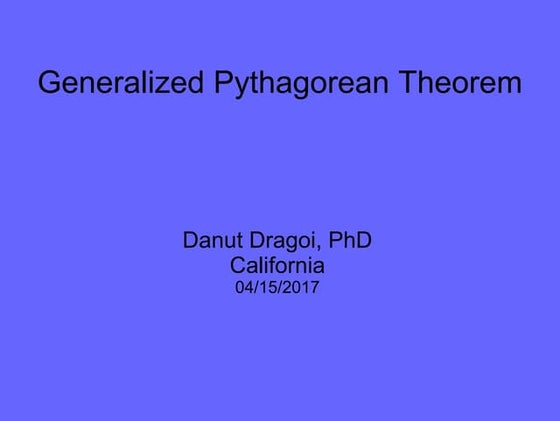 What is pythagoras theorem a brief knowledge about pythagoras theorem | PPT