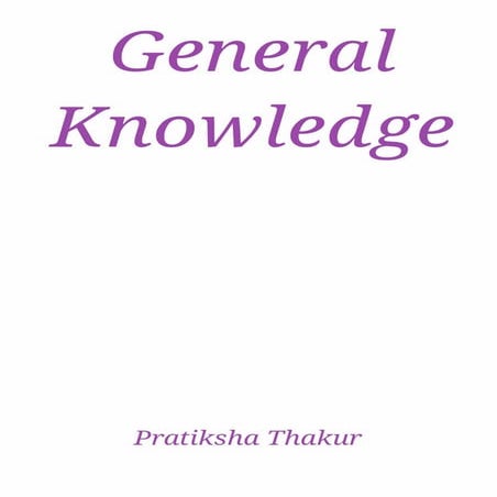 General Knowledge | PDF