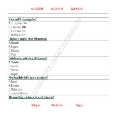 General Knowledge MCQs Question Answers In PDF.pptx