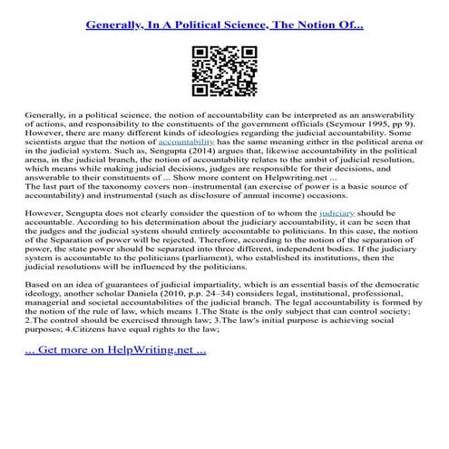 Military Accountability Essay | PDF