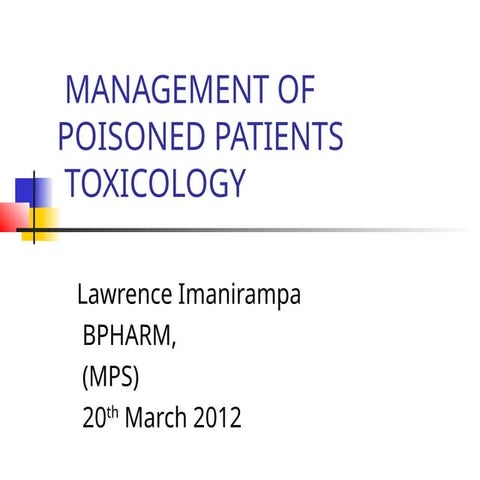 Poisoning | PPTX