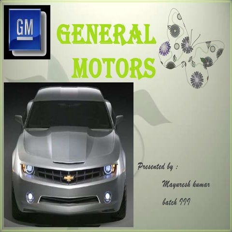 General motors | PPTX