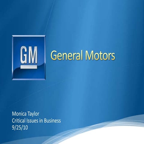 General motors | PPTX