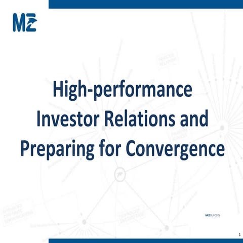 Investor Relations and Corporate Communications | PPT
