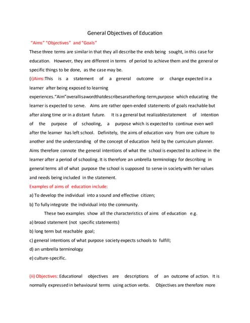 006 general objectives | DOCX