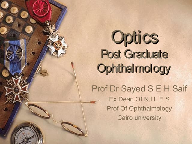 Optics mirrors & lenses | PPT